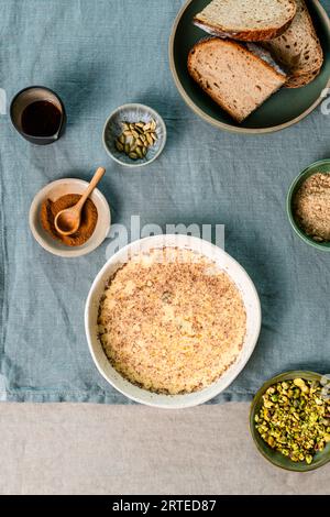 Baklava-style French toast Stock Photo - Alamy