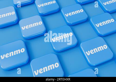 LONDON, UK - September 2023: Venmo online payment sharing service ...