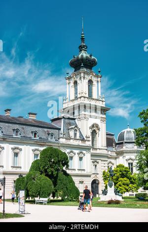 Festetics Palace in Keszthely, Hungary at sunset Stock Photo - Alamy