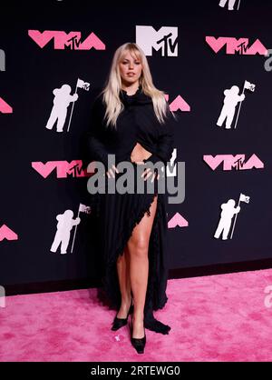 Renee Rapp arrives at the MTV Video Music Awards on Tuesday, Sept. 12 ...