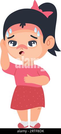 kid sick sweating Stock Vector Image & Art - Alamy