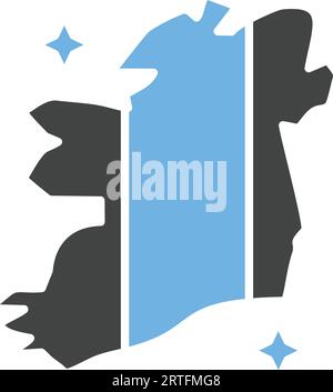 Ireland Map Icon image. Suitable for mobile application Stock Vector ...