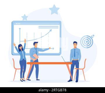 Professional recognition concept. People congratulating colleague with ...