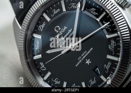 Omega Globemaster Annual Calendar models Stock Photo - Alamy