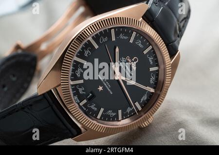 Omega Globemaster Annual Calendar models Stock Photo - Alamy
