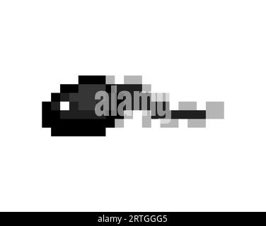 Frog pixel art. Toad 8 bit. Vector illustration Stock Vector Image ...