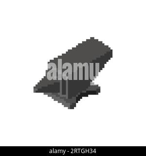 Anvil pixel art. 8 bit Blacksmith tool. pixelated Vector illustration Stock Vector Image & Art ...