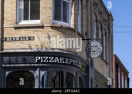 High Street signage, Colchester high Street, Colchester Essex UK Stock ...