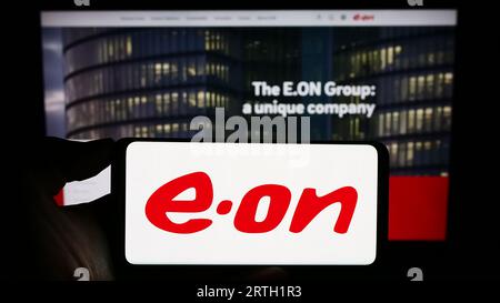 E.ON energy company logo on envelope, London Stock Photo - Alamy