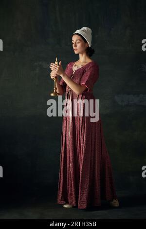 Servant girl, chambermaid, and female peasant and male peasant of ...