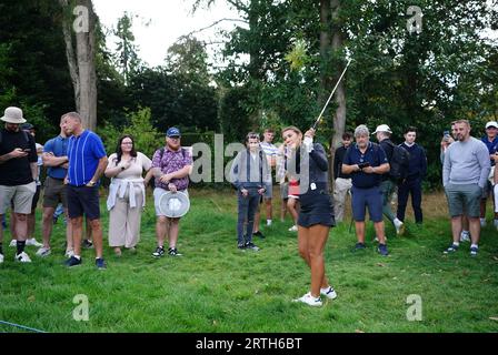 Mia Baker during the BMW PGA Championship Pro-Am day at the Wentworth Golf Club, Virginia Water ...