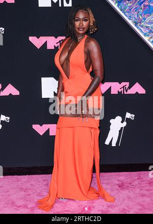 Kaliii arrives at the MTV Video Music Awards on Tuesday, Sept. 12, 2023 ...