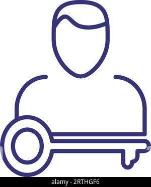 Password Manager App icon simple flat vector symbol outline collection ...