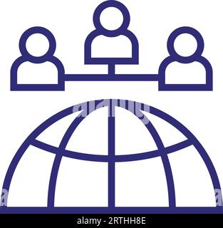 Leadership icon. Monochrome simple Company Structure icon for templates ...