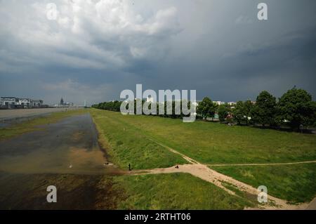 Rain front over Cologne Stock Photo - Alamy