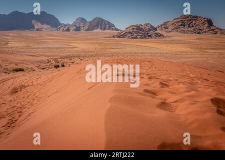 Many people visit Wadi Rum, the most beautiful desert of Jordan, if not ...
