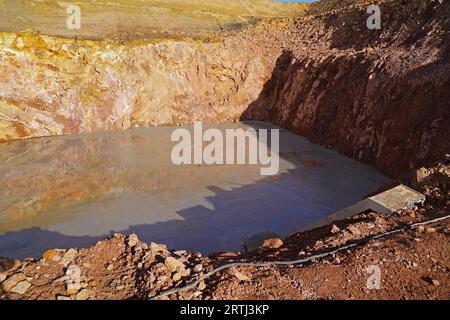 Placement of filling underwater concrete in the construction pits for ...