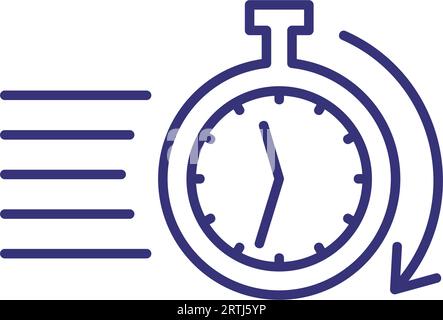 daily task routine line icon, outline symbol, vector illustration ...