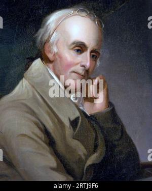 Benjamin Rush. 1818. Benjamin Rush Painting by Peale Stock Photo - Alamy