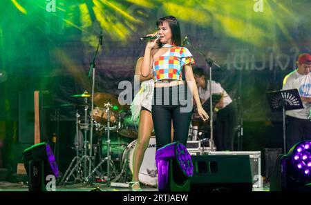 Thai Singers and Dancers on stage in Thailand Stock Photo - Alamy