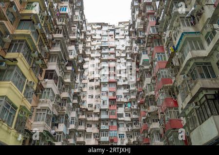 Yick Cheong Monster Building, a large claustrophobic apartment building ...