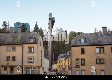 Pfaffenthal Panoramic Elevator - Luxembourg City, Luxembourg Stock ...