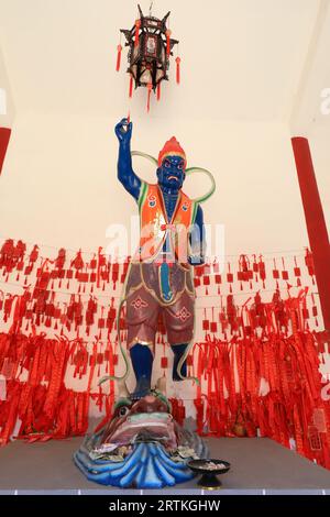 The statue is enshrined in a temple in North China Stock Photo - Alamy