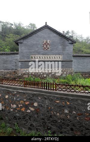 Rural Courtyard, architectural landscape, North China Stock Photo - Alamy