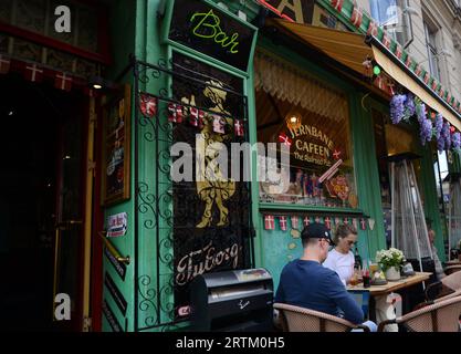 The Railroad pub ( Jernbanecafeen ) near the Central Railway station in ...