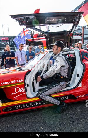 Start of the race at eau rouge corner during the 2025 Formula 1 Belgian ...