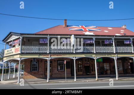 Caledonian Hotel, 40 George Street, Singleton NSW 2330 Stock Photo - Alamy