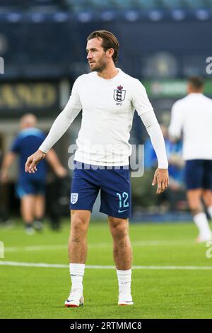 BEN CHILWELL, professional football player, during a training session ...