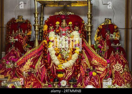 Murthi in a Hindu temple in Babra village, Maharashtra, India Stock ...