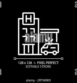 2D editable thin line hospital icon Stock Vector Image & Art - Alamy