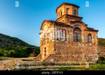 Latin Church in Gornji Matejevac. Very old building in Serbia Stock ...