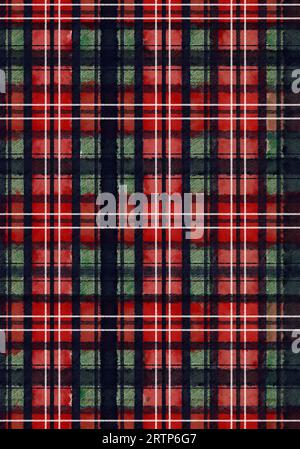 Christmas tartan background border. Traditional plaid for seasonal ...