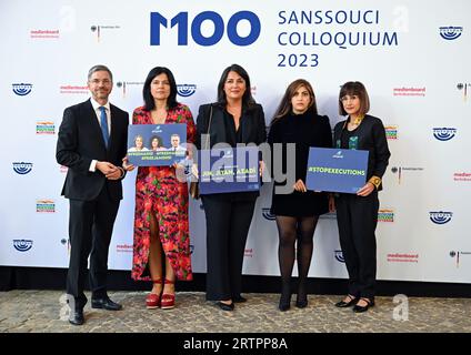Potsdam, Germany. 14th Sep, 2023. Mersedeh Shahinkar (l), Iranian ...