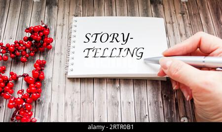 Handwriting text Storytelling. Business concept social and cultural ...