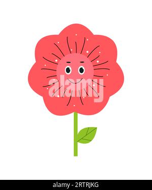 Emoticon flower vector concept Stock Vector Image & Art - Alamy