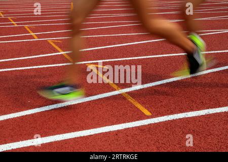 legs of a long distance runne Stock Photo - Alamy