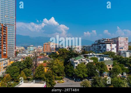Albania, Tirana, modern buildings Stock Photo - Alamy
