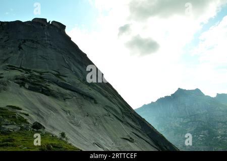Mountain Parabola, natural Park Ergaki, Siberia, Russia. Fabulous ...