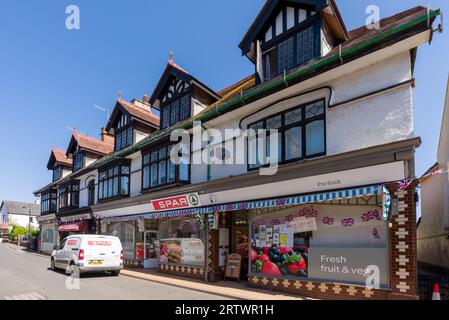 Spar shop in High Street in the Village of Llandaff., Cardiff, S.Wales ...