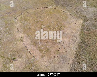 Wurdi Youang Aboriginal stone arrangement, Australia. Aligned ...