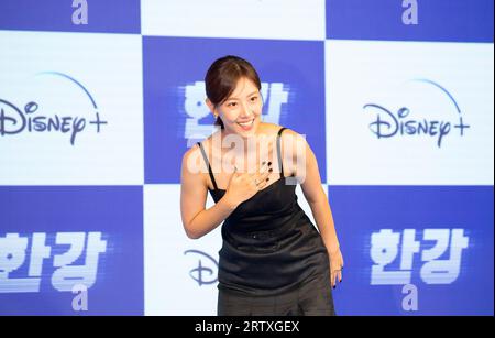 Bae Da-Bin, Sep 12, 2023 : South Korean actress Bae Da-Bin poses at a ...