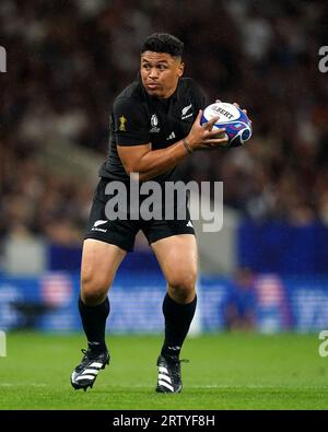 New Zealand's Caleb Clarke during the Rugby World Cup 2023, Pool A ...