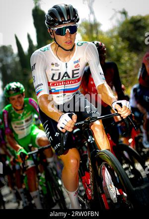 Pisa, Italy. 14th Sep, 2023. Tadej Pogacar - Portrait during Coppa ...