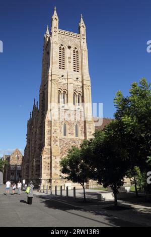 St Francis Xavier's Cathedral in gothic revival architectural style ...