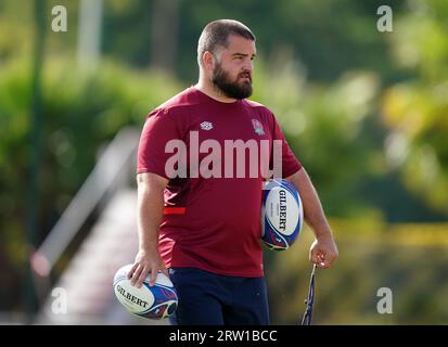 England scrum coach Tom Harrison during a press conference at the ...
