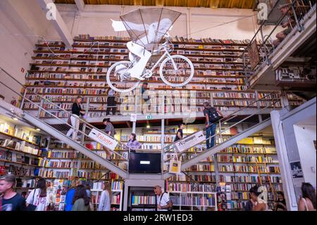 Lisbon, book shop Ler Devagar in LX Factory Stock Photo - Alamy